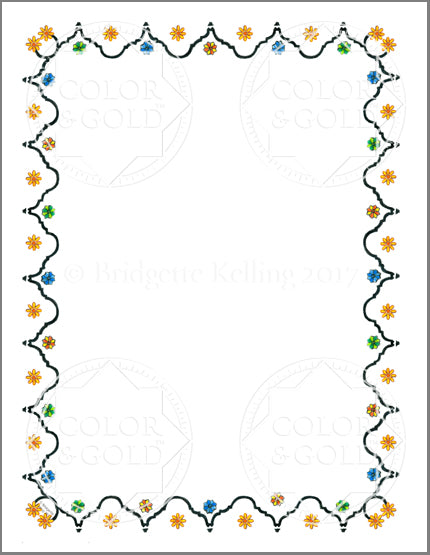 pencil design border